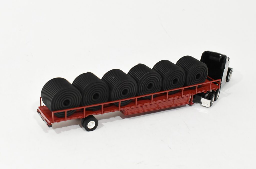 1/64 Maxi Roll Semi Tile Trailer With 6 Rolls of Tile, Red - Dalton's ...