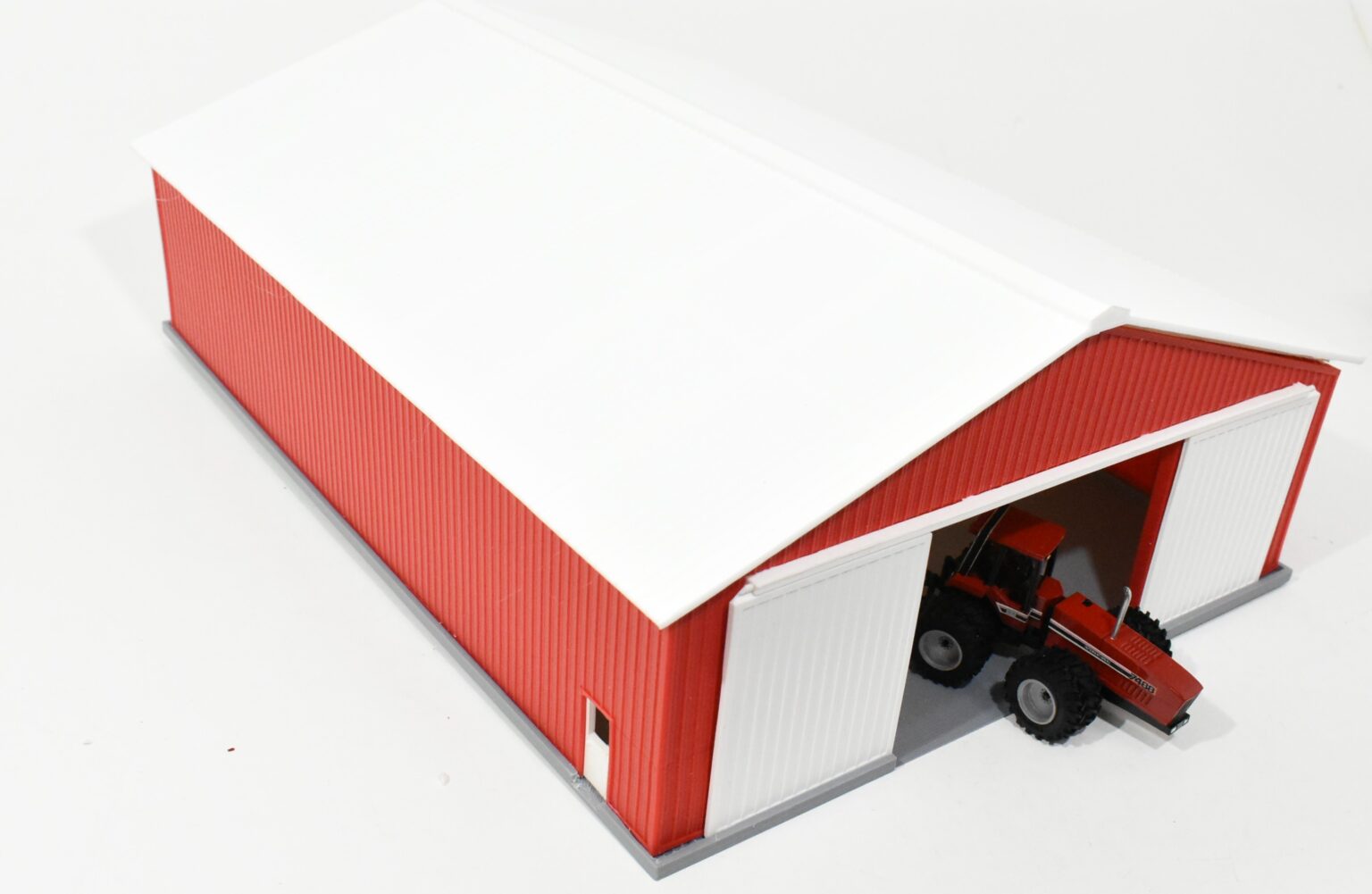 1/64 60' x 80' Machine Shed With Sliding Doors, Red & White - Dalton's ...