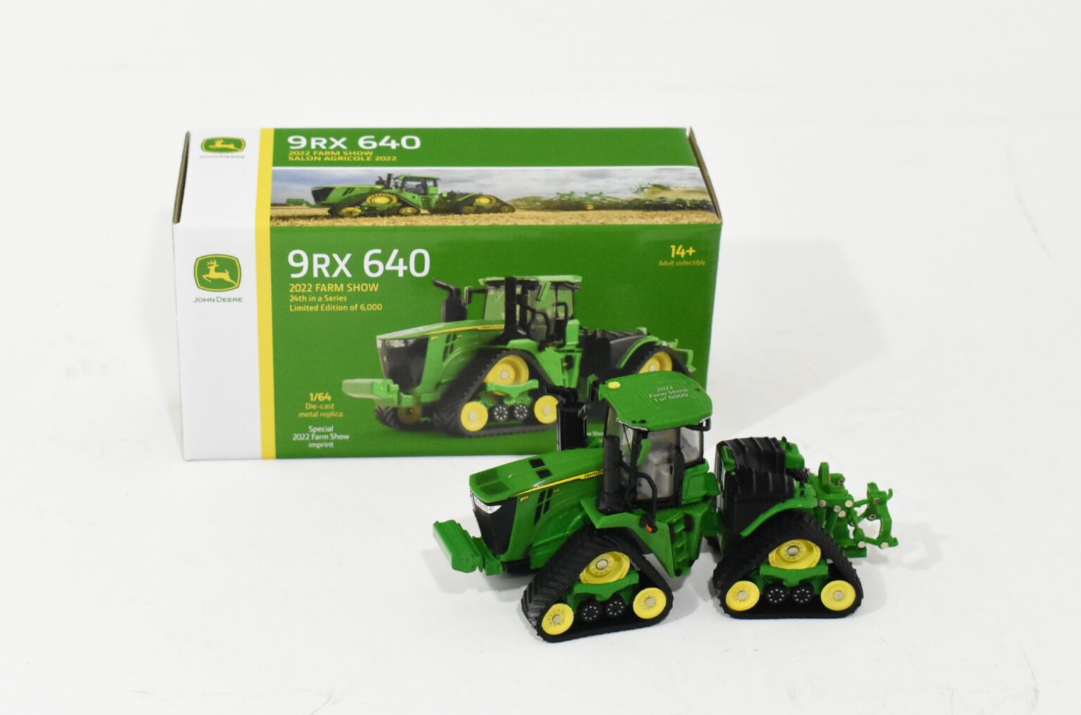 1/64 John Deere 9Rx 640 Tracked 4wd Tractor, 2022 Farm Show Edition ...