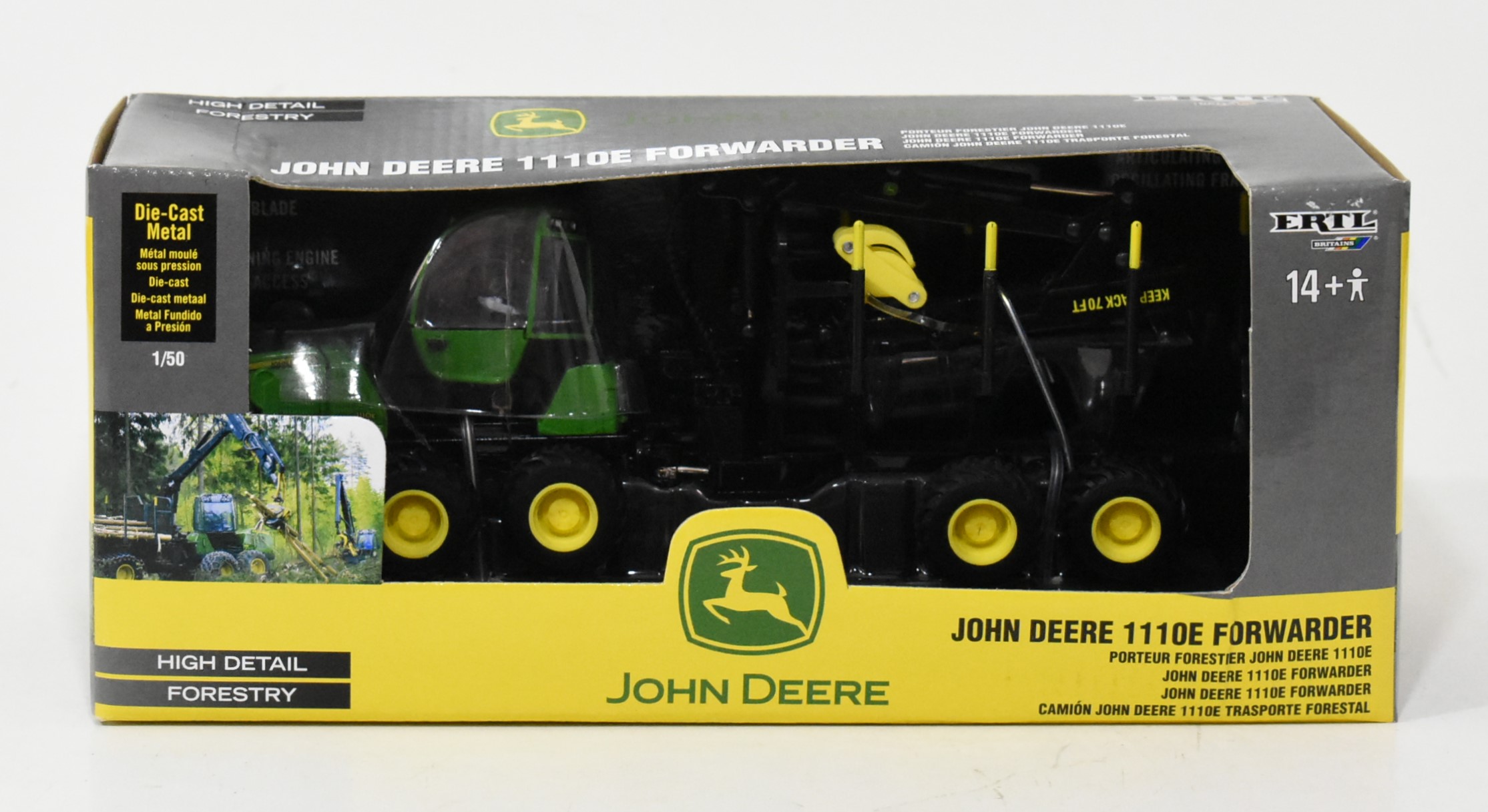 1/50 John Deere 1110E Forwarder Timber Logging Machine - Dalton's Farm Toys