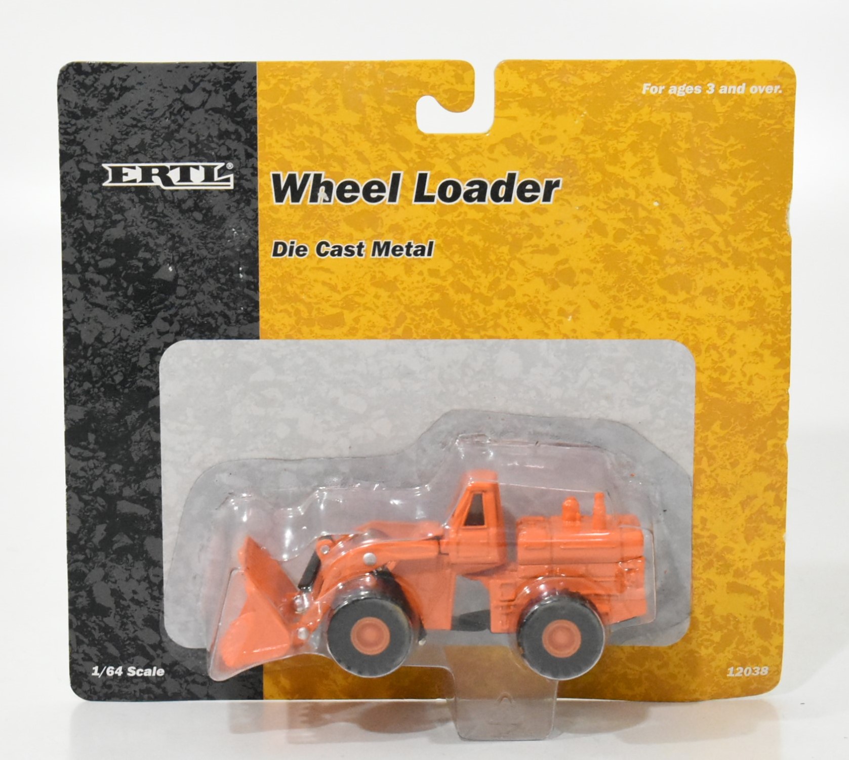 1/64 International Harvester Wheel Loader, Orange - Dalton's Farm Toys