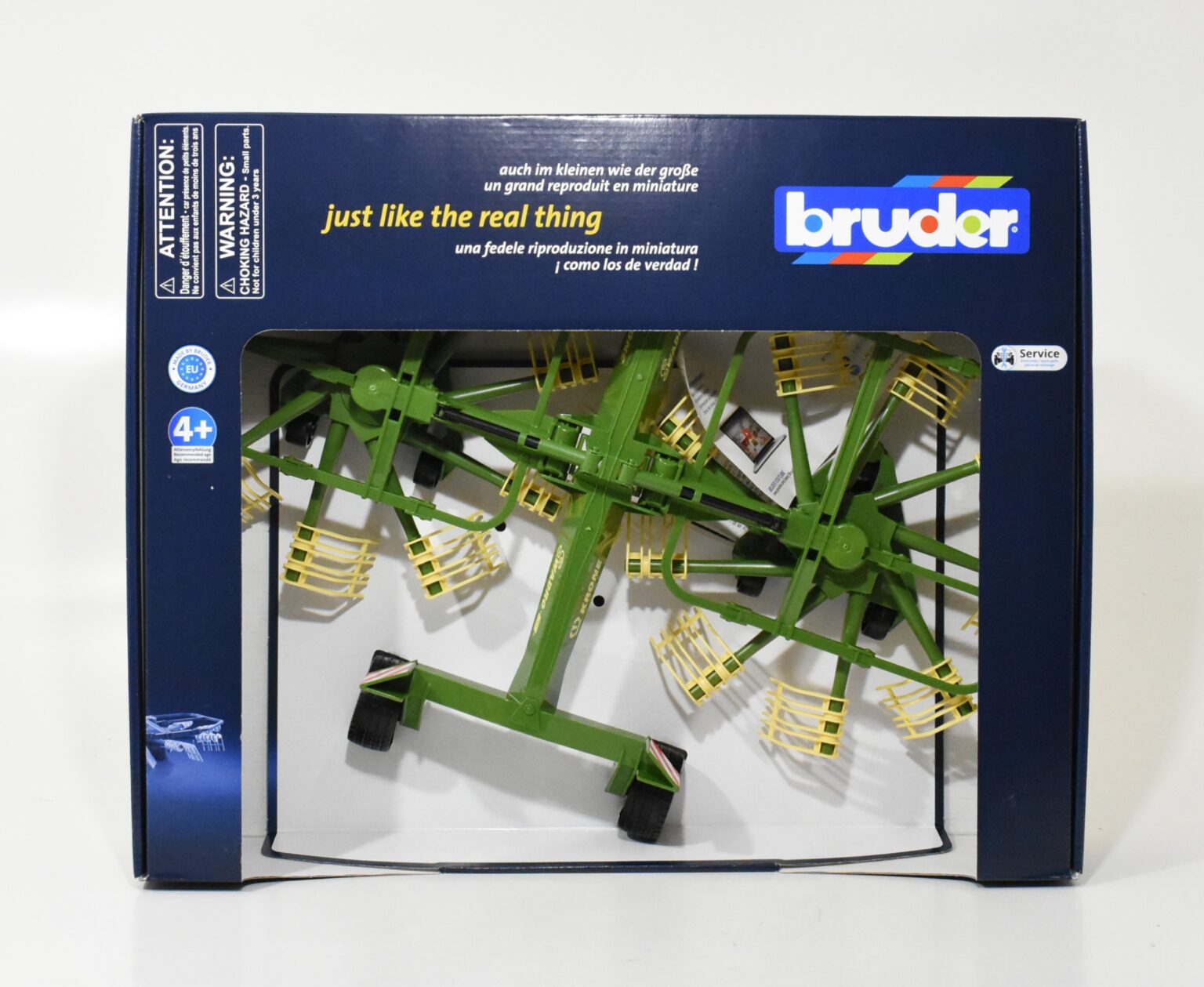 1/16 Krone Swindrower Hay Rake Tedder - Dalton's Farm Toys