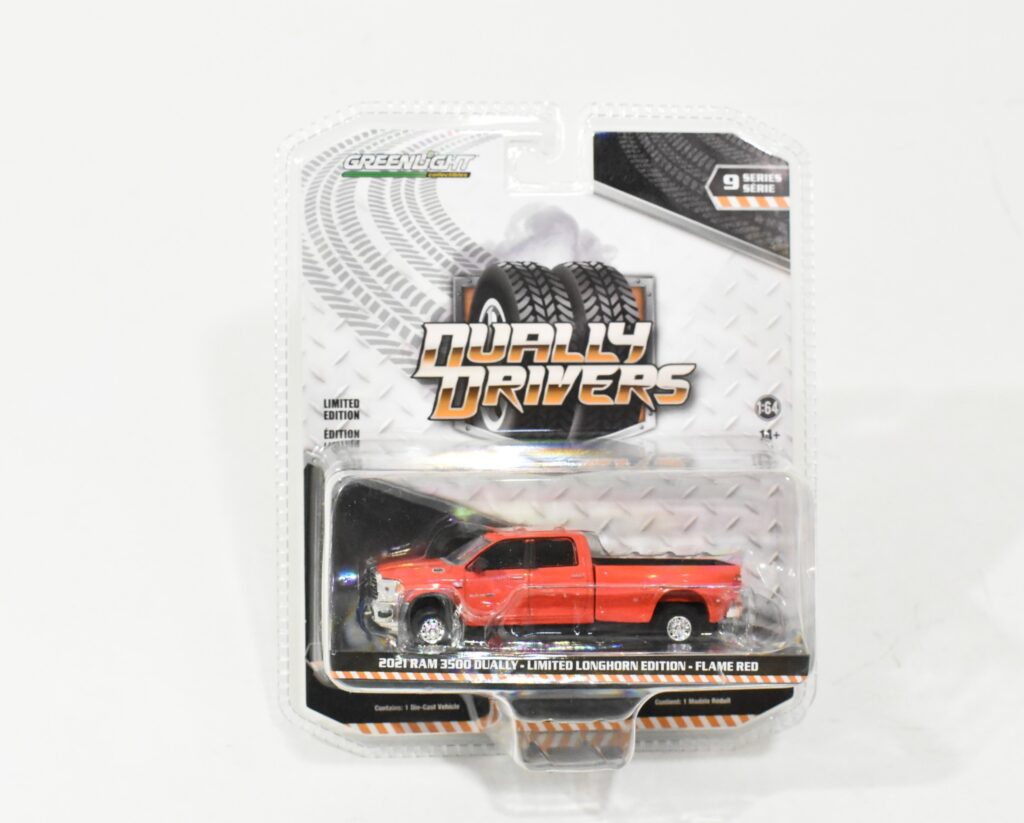 1/64 2021 Dodge 3500 Dually Pickup Truck, Dually Drivers Series , Flame ...