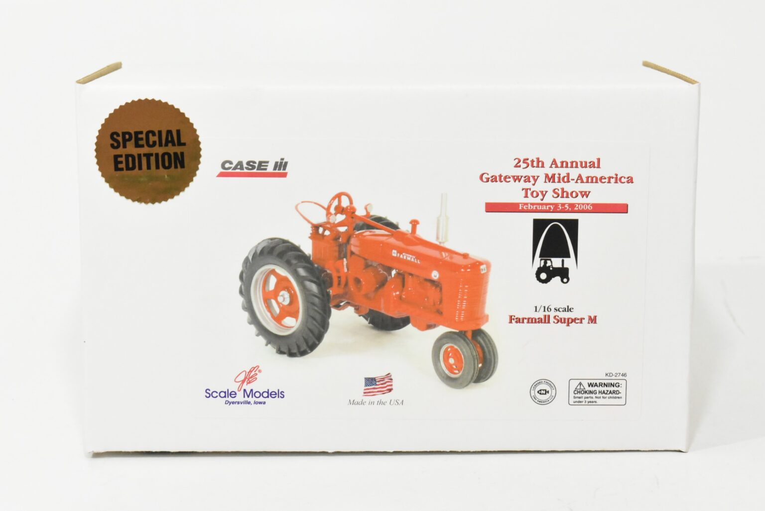 1/16 Farmall Super M Narrow Front Tractor, 25th Annual Gateway Mid-America Toy Show - Dalton's ...