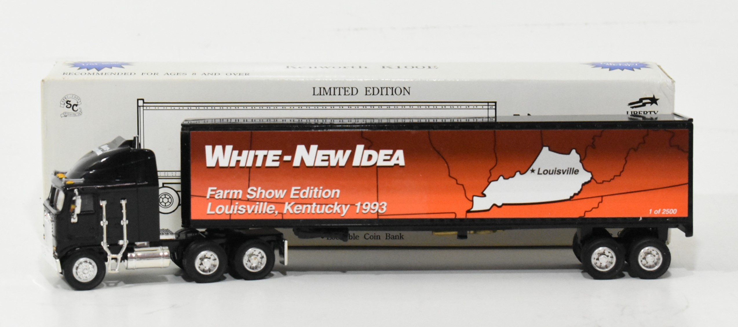 1/64 White-New Idea Semi, 1993 Farm Show - Dalton's Farm Toys