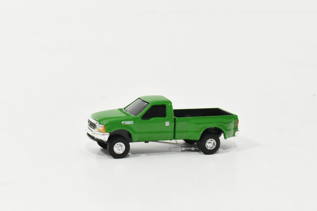 1/64 Ford F-350 Green Dually Pickup Truck - Dalton's Farm Toys