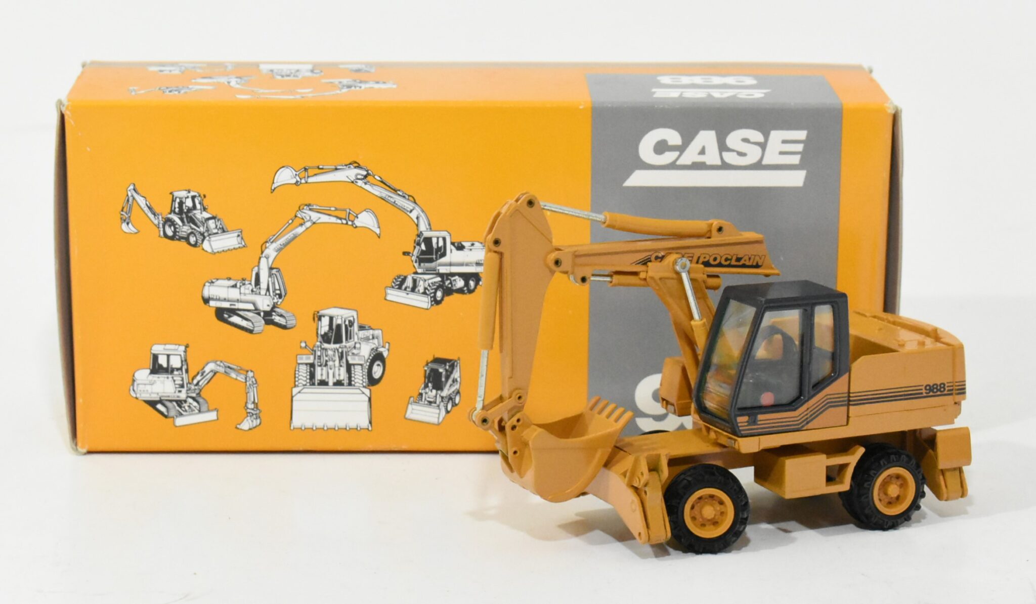 1/35 Case Poclain 988 Wheeled Excavator - Dalton's Farm Toys