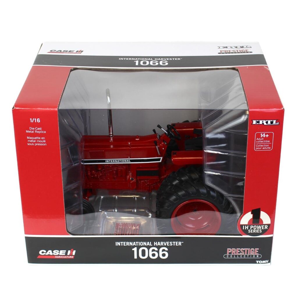 1/16 International Harvester 1066 Open Station Tractor With Duals & Black Stripe Decal - Dalton ...