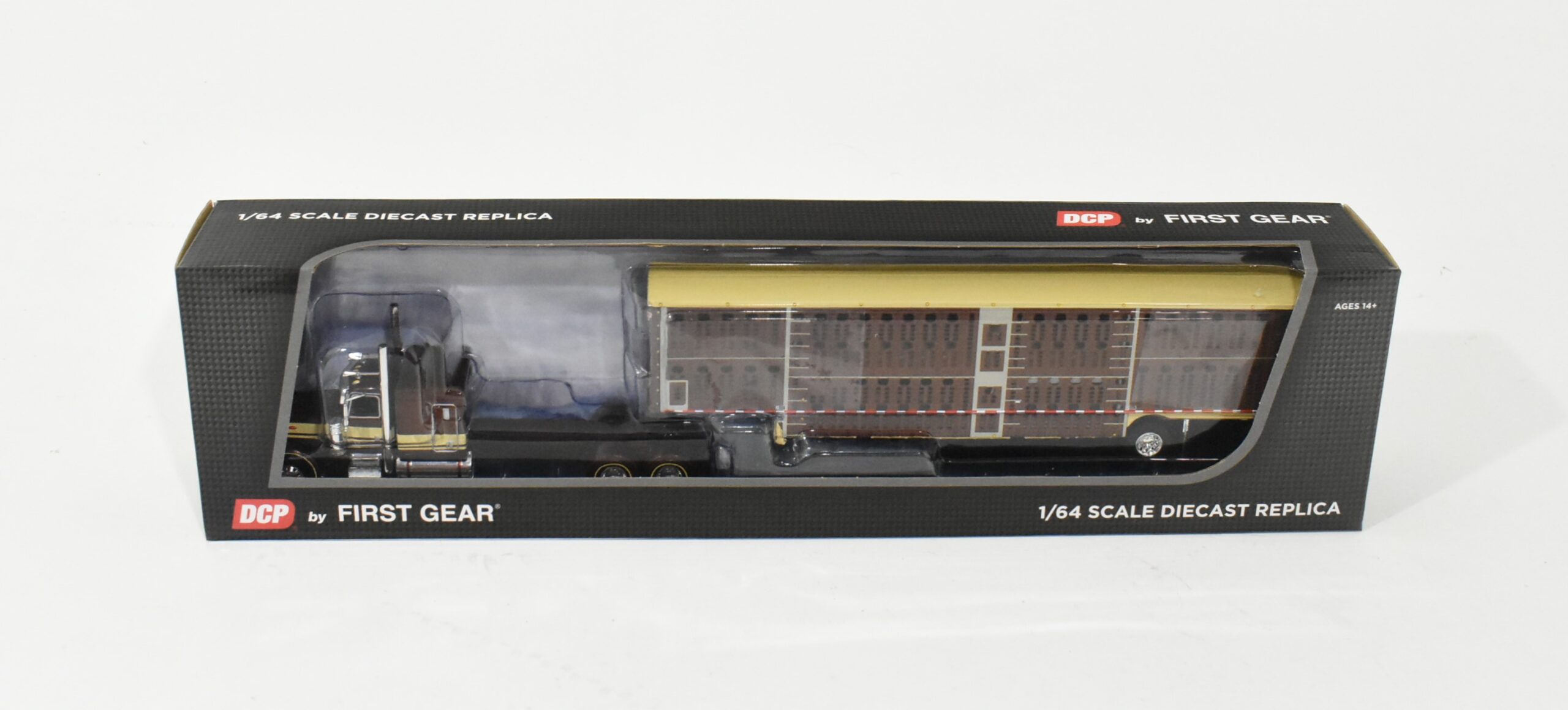 1/64 Brown Peterbilt 389 Semi With 63" Flat Top Sleeper And Wilson ...