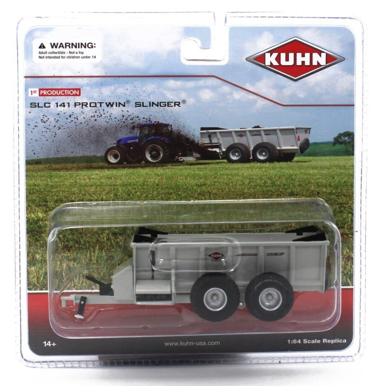 1/64 Kuhn SLC 141 ProTwin Slinger Spreader - Dalton's Farm Toys