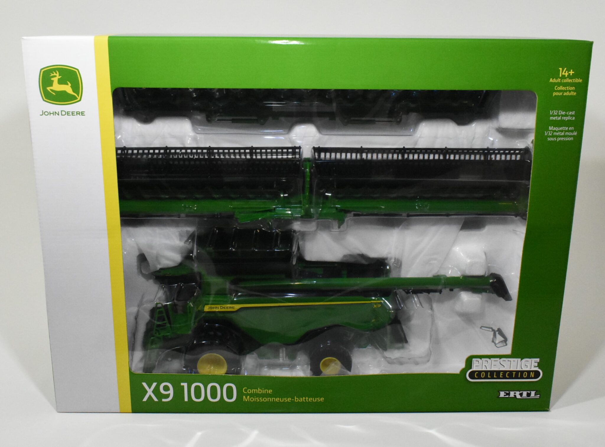 1/32 John Deere X9 1000 Combine With Duals, 16 Row Corn Head, Draper Head, Prestige - Dalton's ...