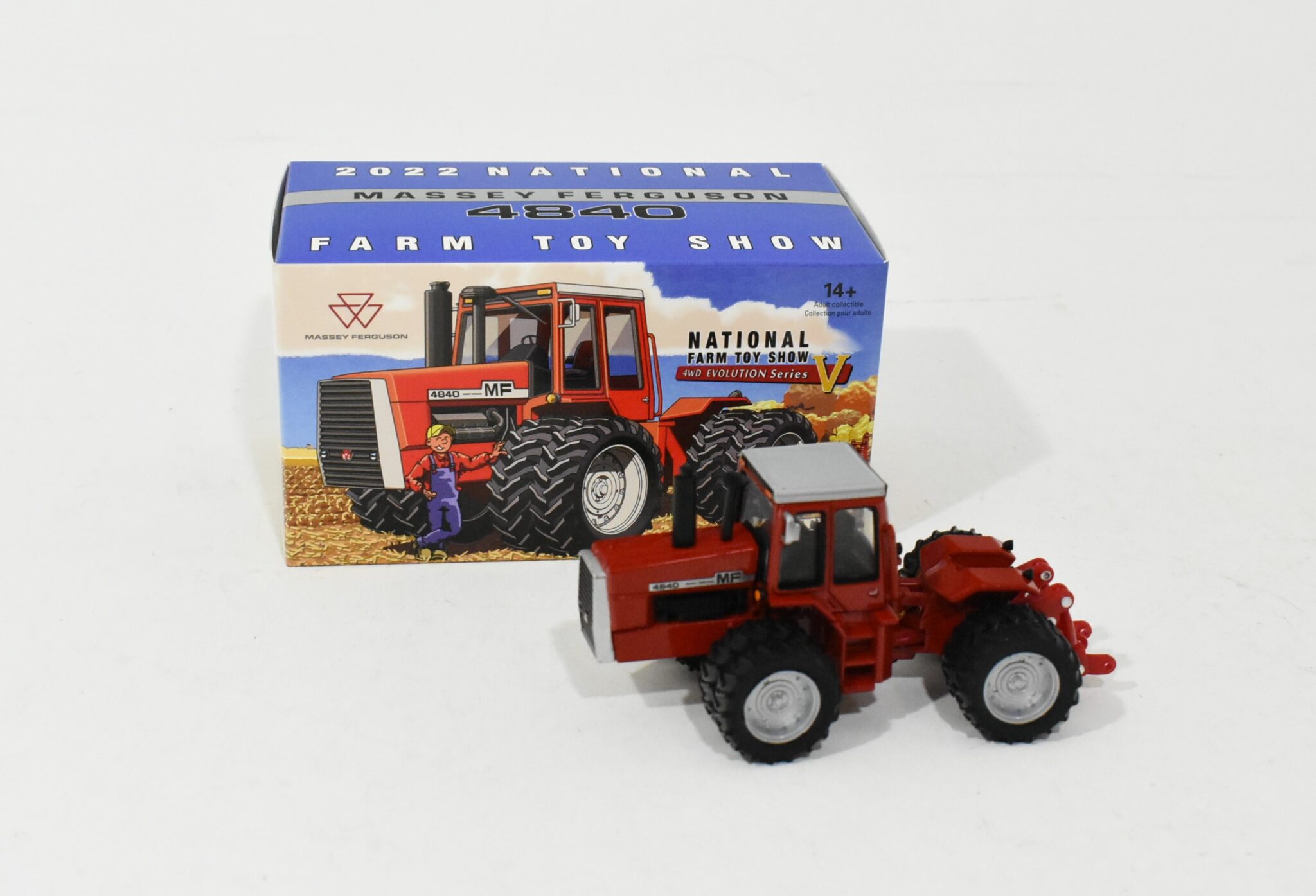 1/64 Massey Ferguson 4840 4wd Tractor With Duals, 2022 National Farm ...