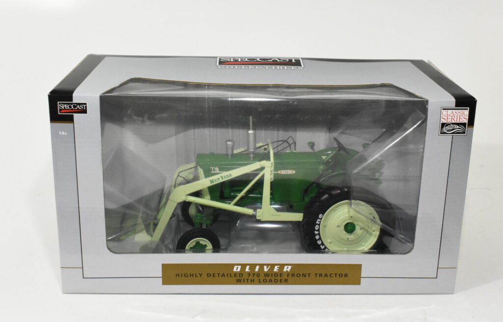 1/16 Oliver 770 Tractor With New Idea Loader & Firestone Tires - Dalton ...