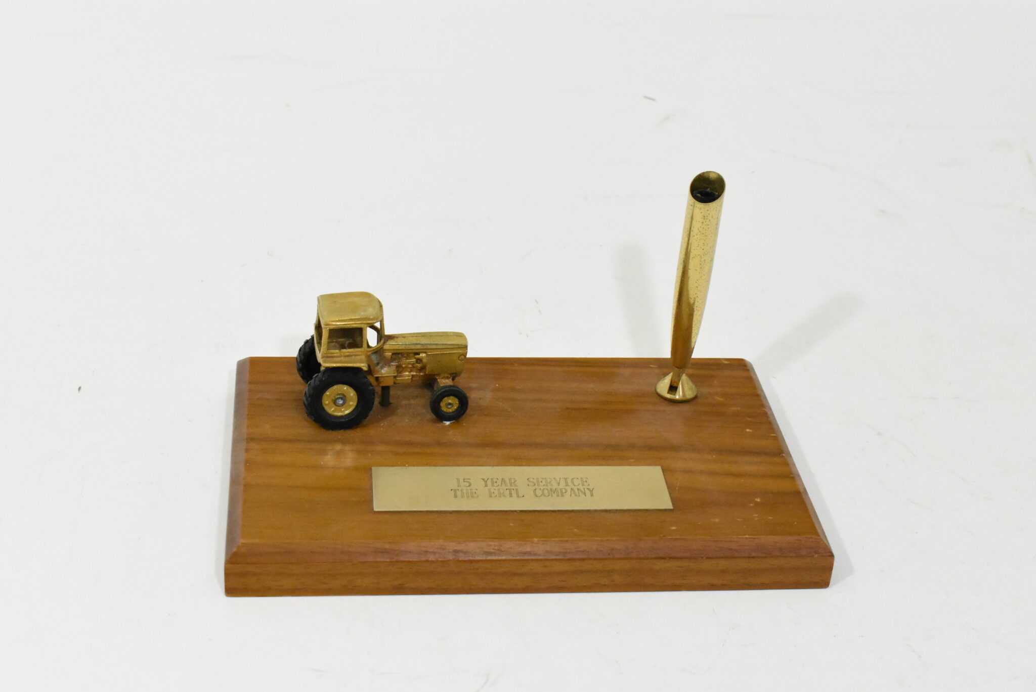 1/64 John Deere 4430 Tractor Gold Plated Desk Set, Ertl Employee 15 ...