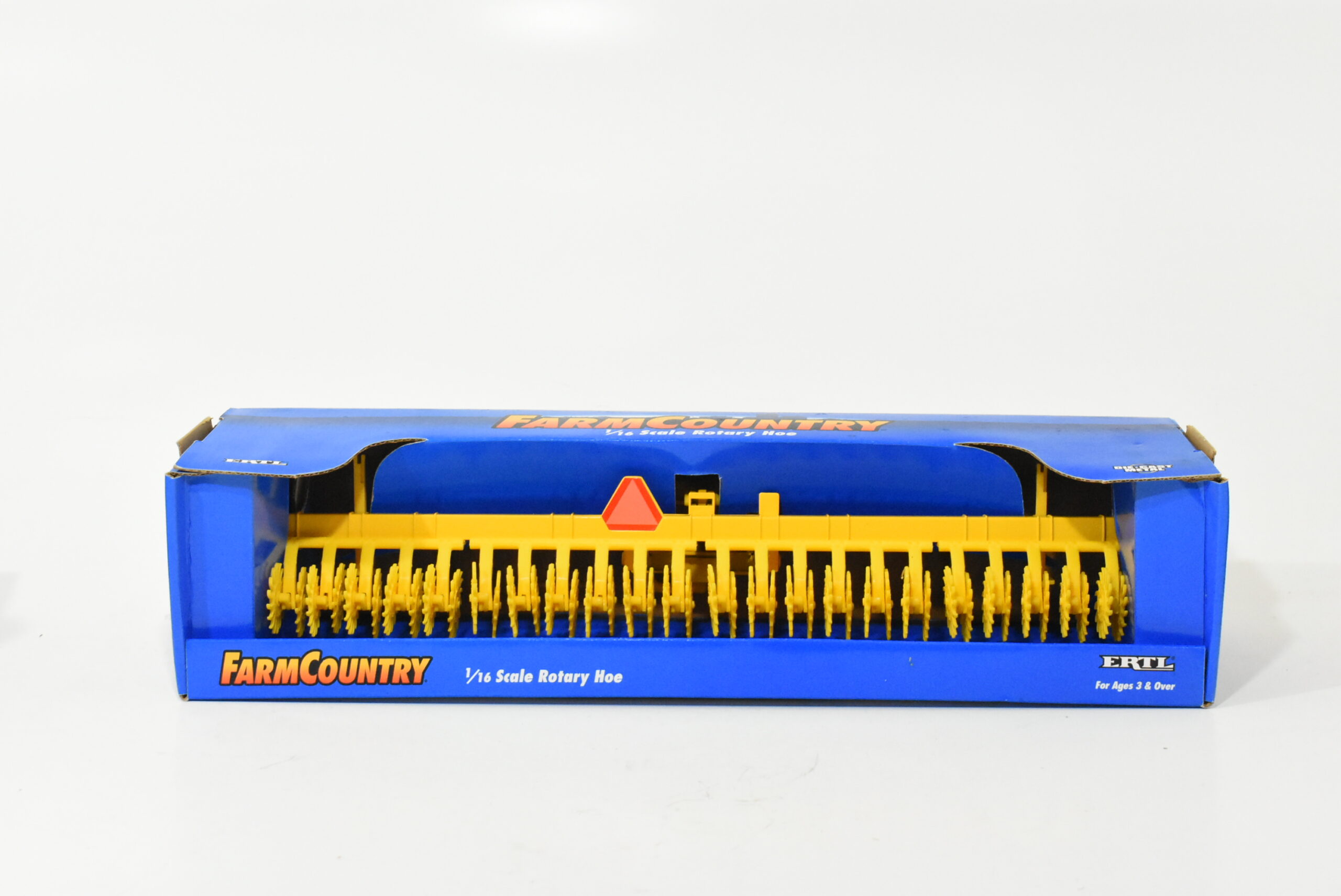 1/16 Rotary Hoe, Yellow - Dalton's Farm Toys