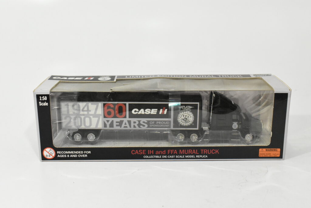 1/50 Case IH Semi With 60 Year Sponsorship & FFA Mural - Dalton's Farm Toys