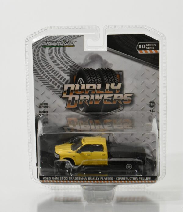 1/64 2020 RAM 3500 Tradesman Dually Flatbed, Construction Yellow ...