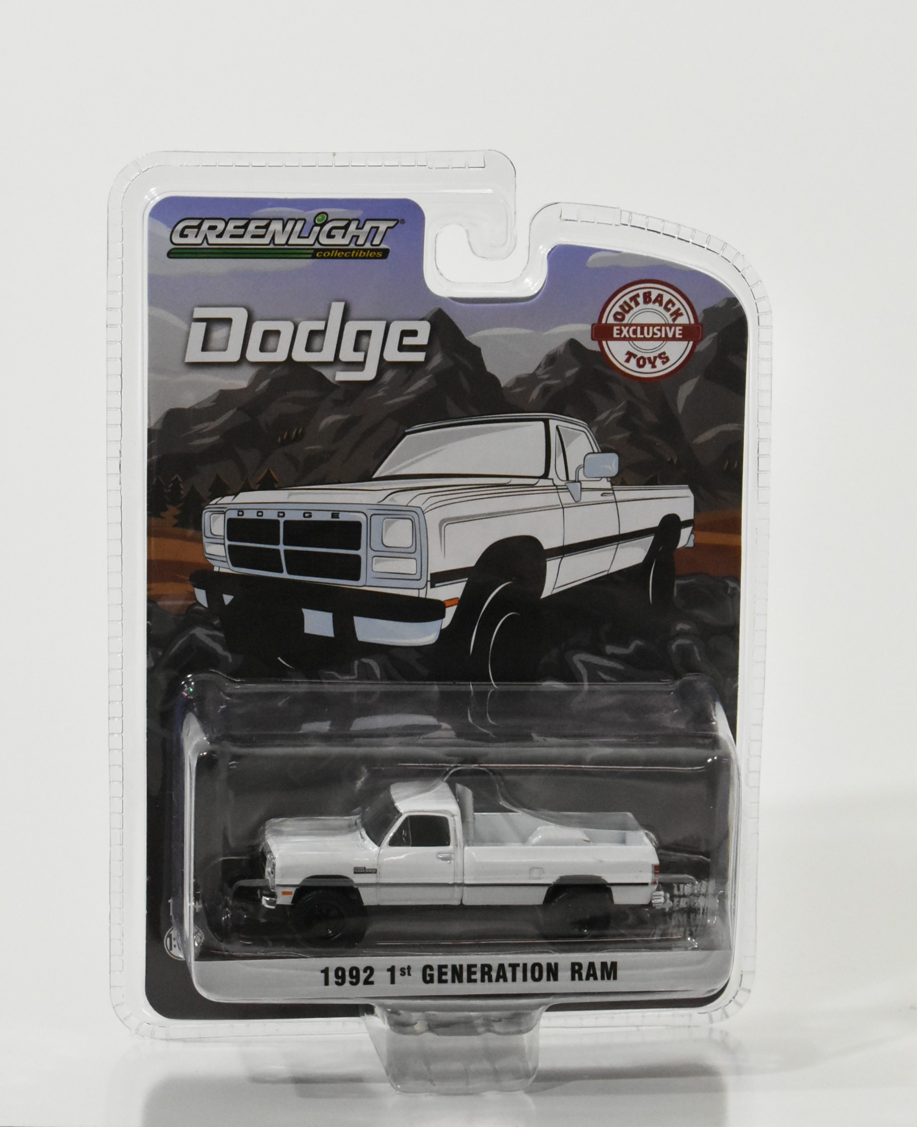 1/64 1992 Dodge Ram 1st Generation, White Pulling Truck - Dalton's Farm ...