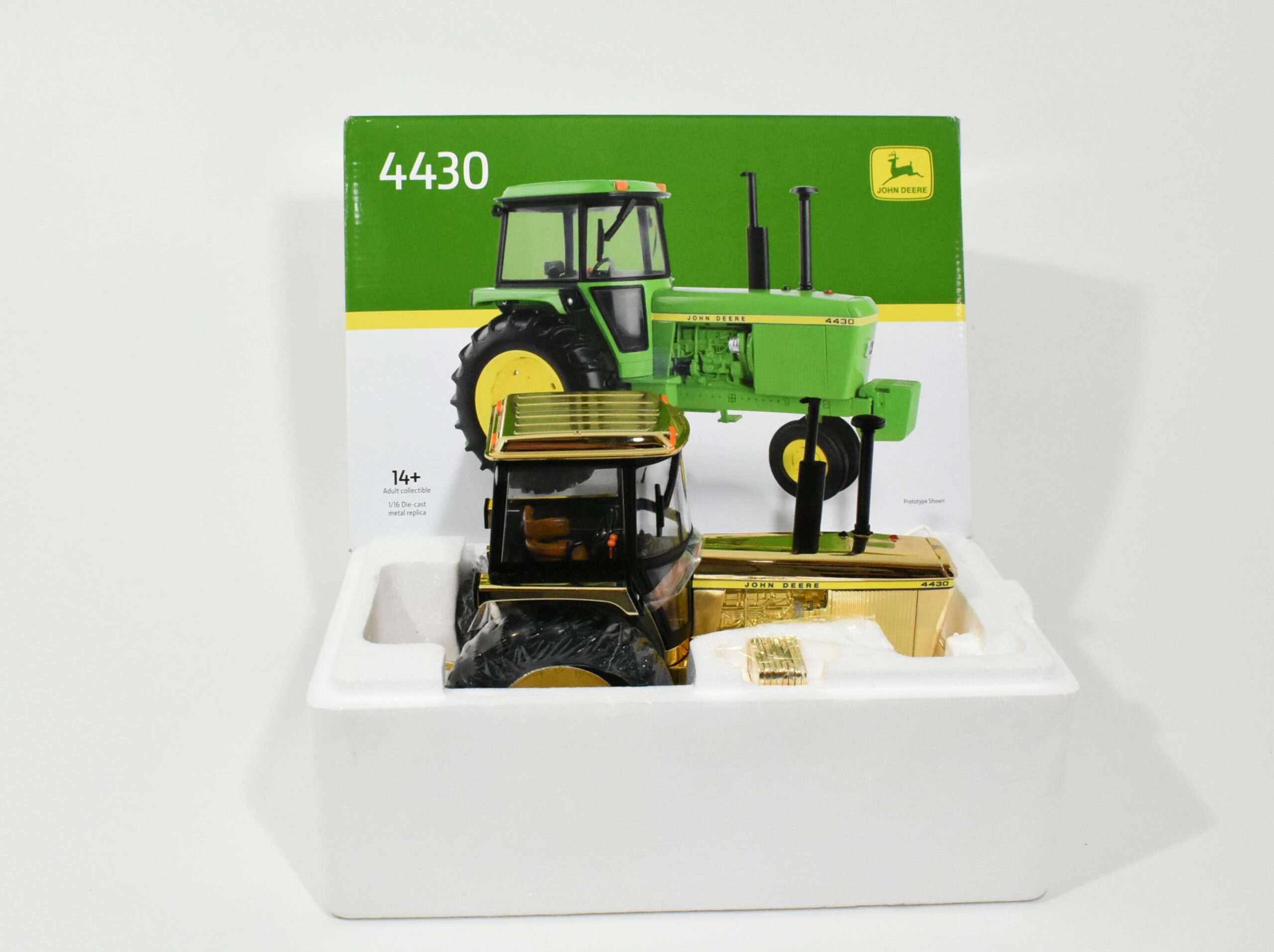 1/16 John Deere 4430 Narrow Front Tractor, Two Cylinder Club, Gold ...