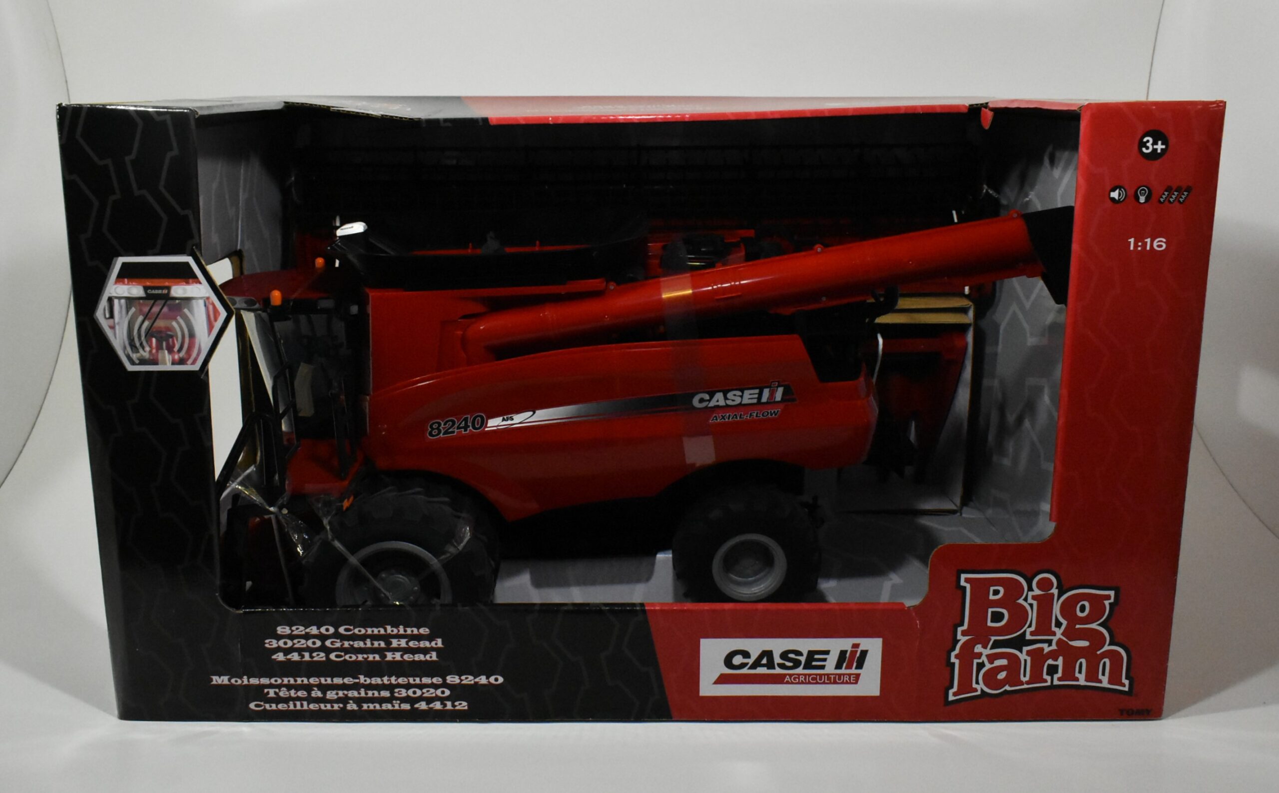 1/16 Case IH 8240 Axial Flow Combine With Corn & Grain Head - Dalton's ...