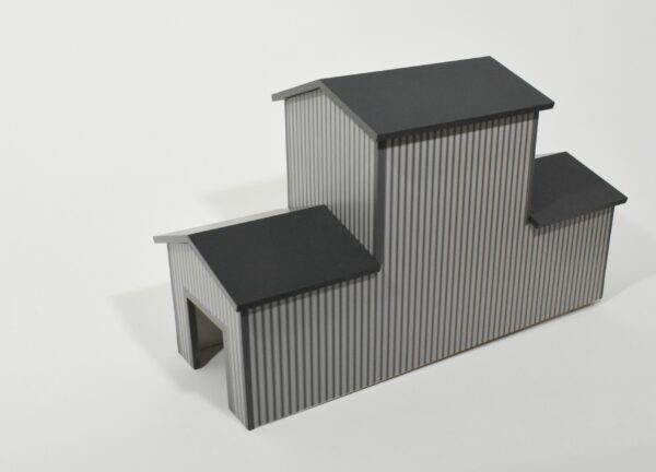 1/64 Drive Thru Feed Mill, Grey - Dalton's Farm Toys