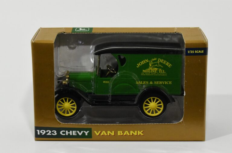 1/25 John Deere 1923 Chevy Van Bank - Dalton's Farm Toys