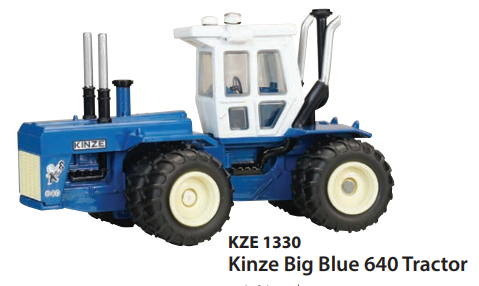 1/64 Kinze Big Blue 640 4wd Tractor - Daltons Farm Toys