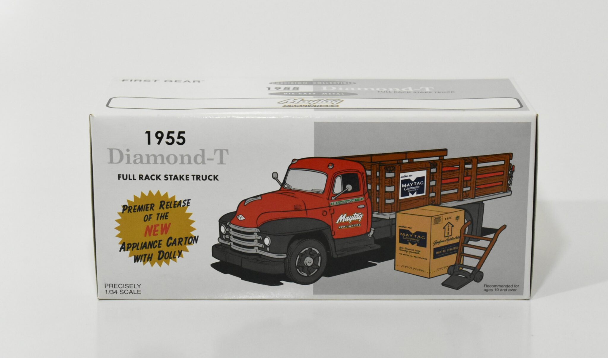 1/34 Maytag 1955 Diamond-T Stake Truck - Dalton's Farm Toys