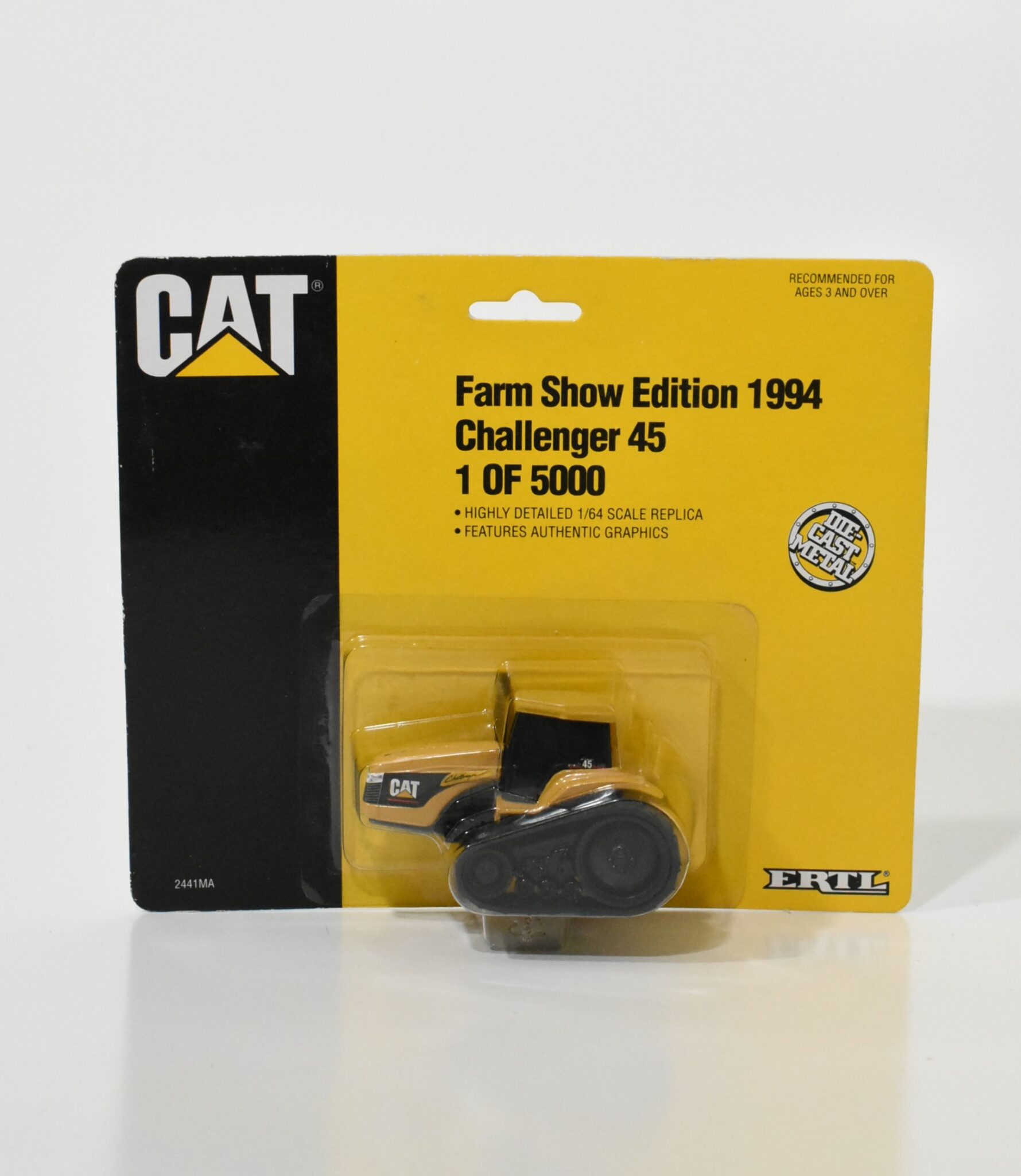 1/64 CAT Challenger 45 Tractor, 1994 Farm Show Edition - Dalton's Farm Toys