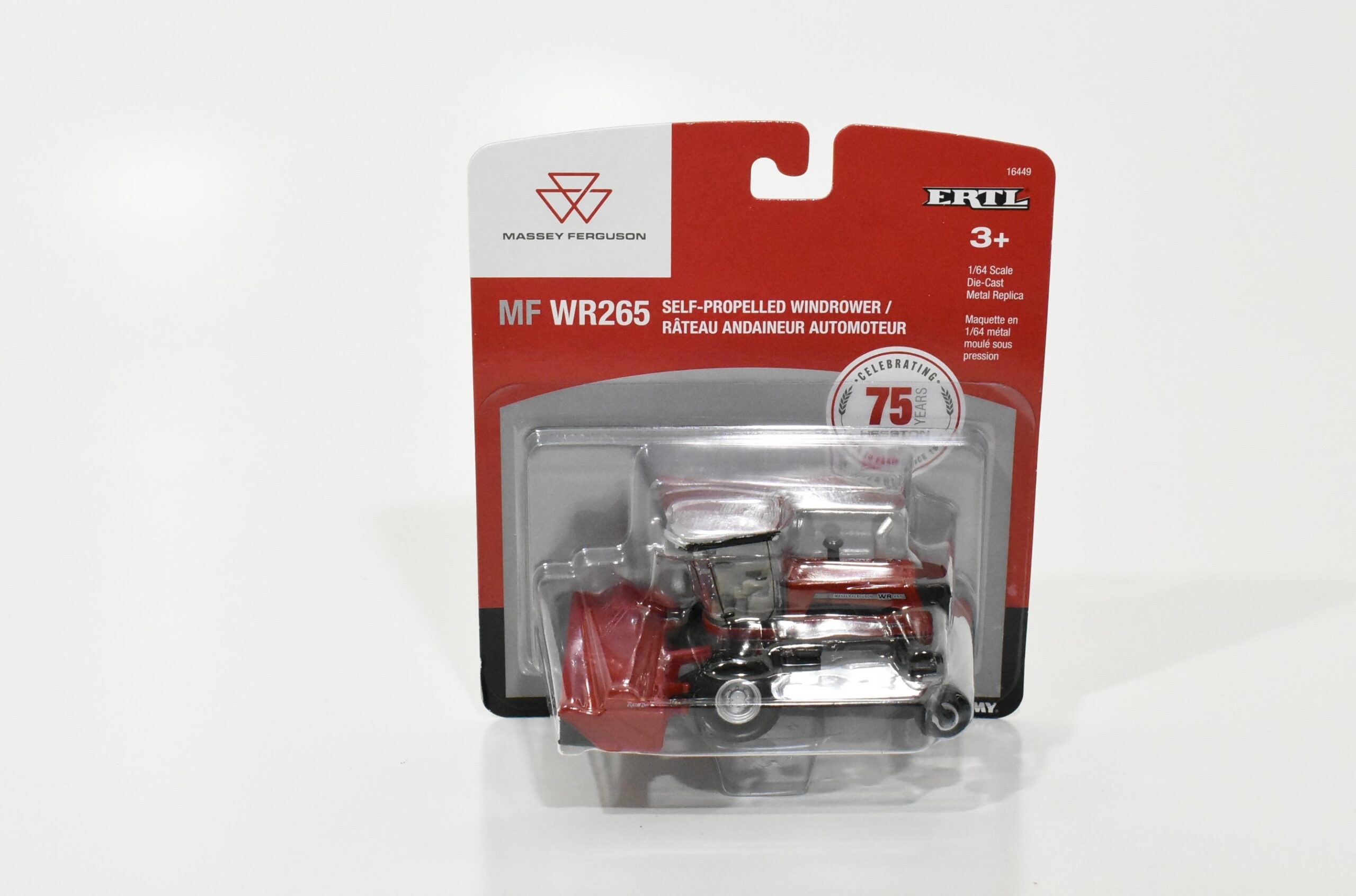 1/64 Massey Ferguson WR265 Self Propelled Windrower - Dalton's Farm Toys