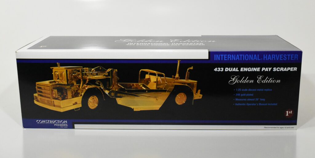 1/25 International Harvester 433 Dual Engine Pay Scraper, Golden ...