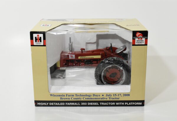 1/16 Farmall 350 Diesel Tractor With Platform, 2008 Wisconsin Farm ...