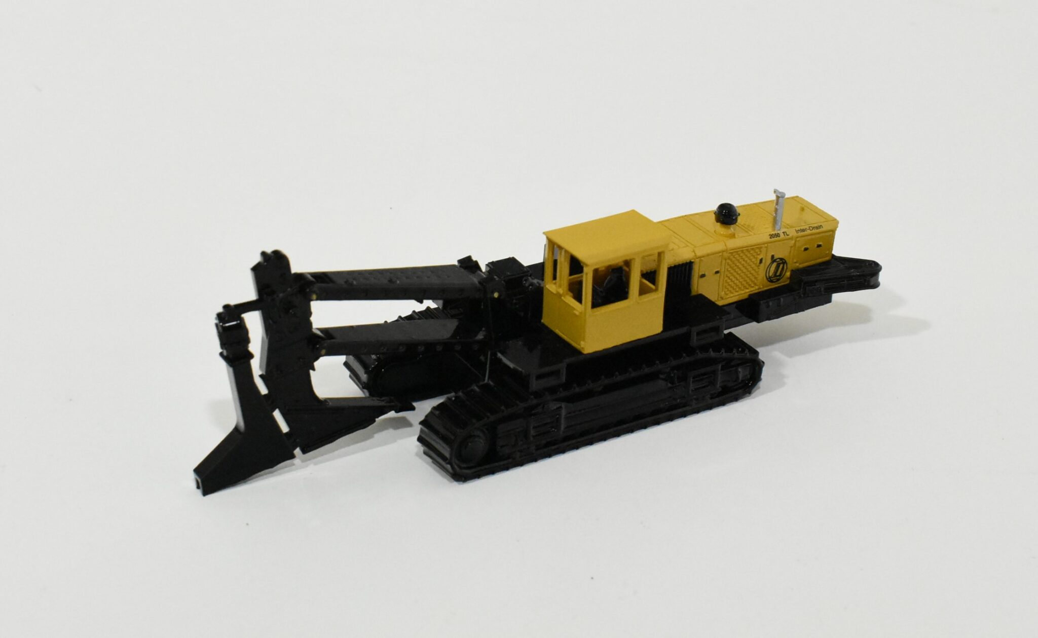 1/64 Inter-Drain 2050 TL Tile Plow With Tracks - Dalton's Farm Toys