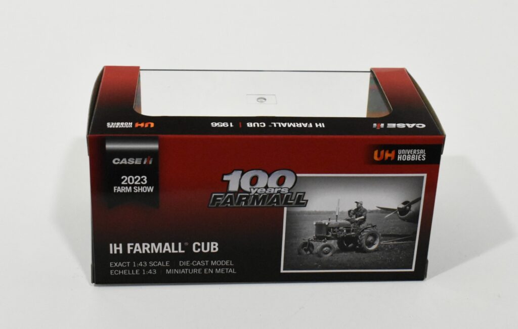 1/43 Farmall Cub Tractor, 100 Years of Farmall, 2023 Farm Show - Dalton's Farm Toys