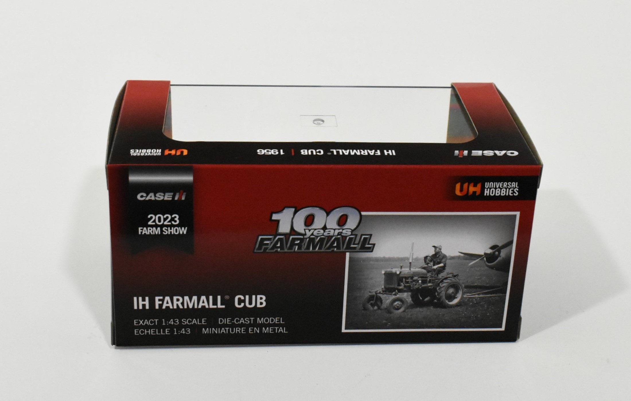 1/43 Farmall Cub Tractor, 100 Years of Farmall, 2023 Farm Show - Dalton's Farm Toys