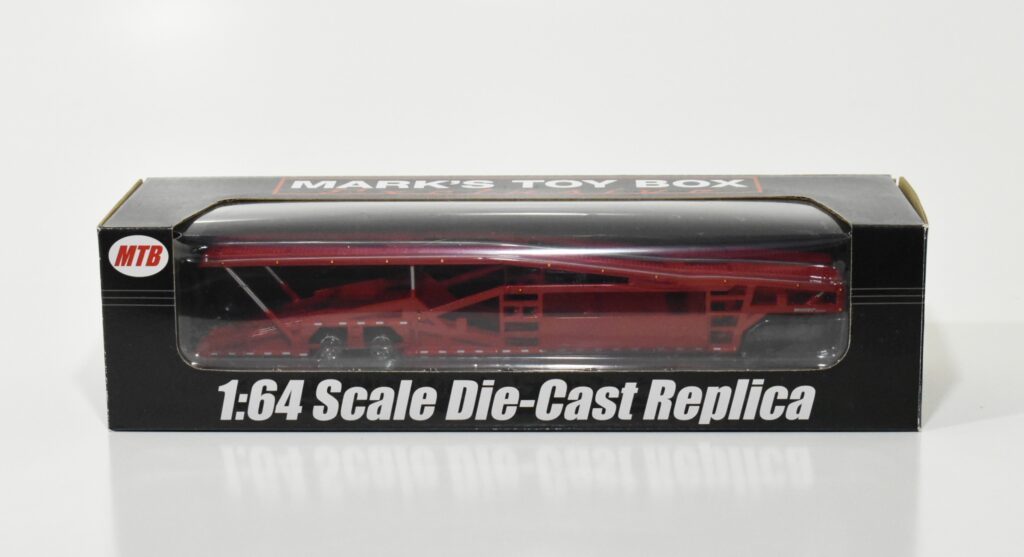 1/64 Car Carrier Trailer, Red - Dalton's Farm Toys