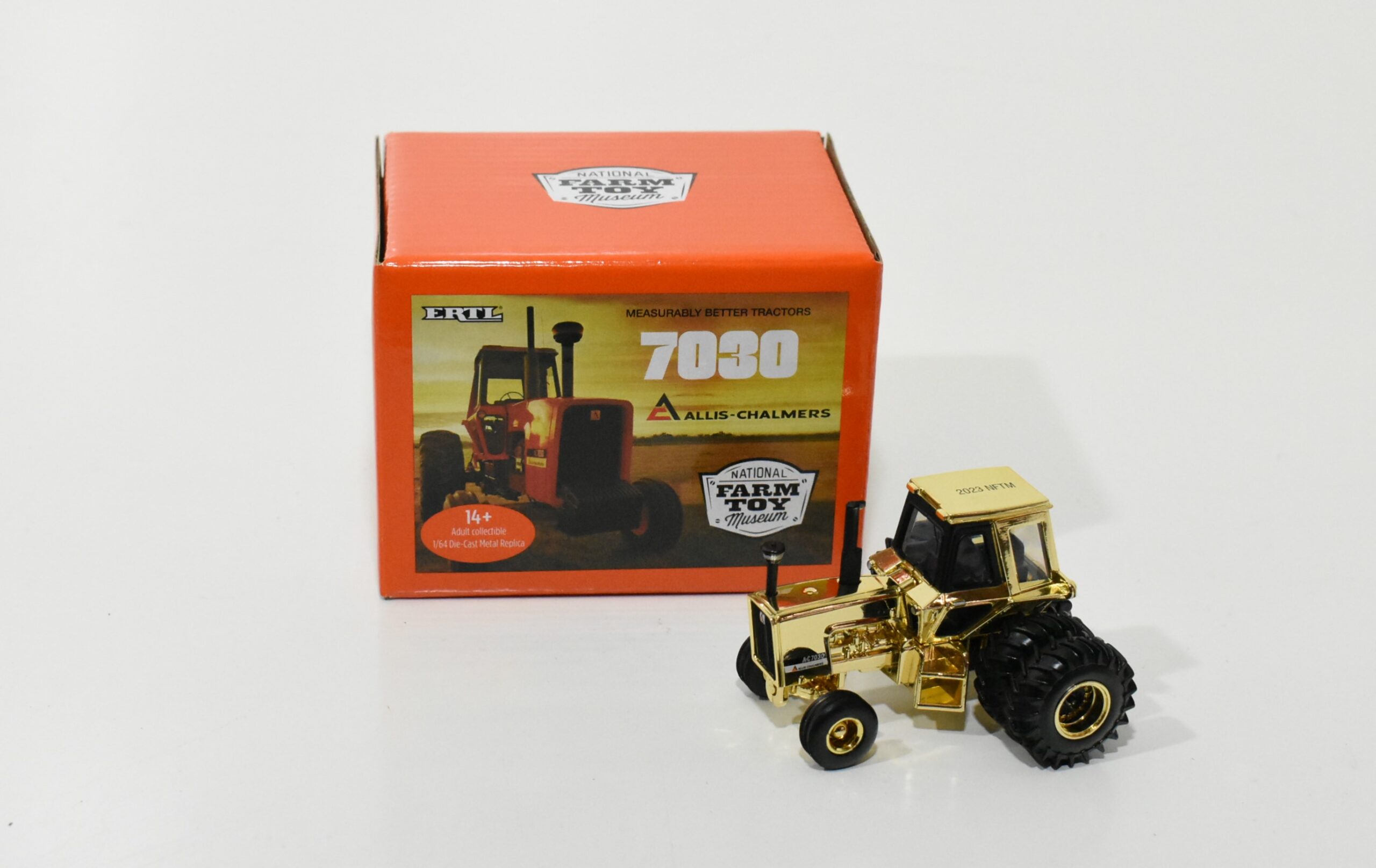 1/64 Allis Chalmers 7030 Tractor With Duals & Maroon Belly, Early Cab ...
