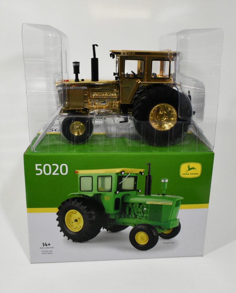 1/16 John Deere 5020 Tractor With Cab, Two Cylinder Club, Gold Version - Dalton's Farm Toys