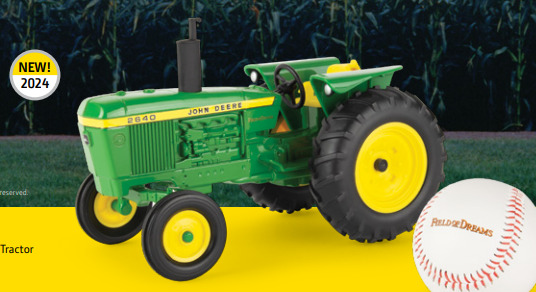 1/16 John Deere 2640 Tractor, Field Of Dreams Edition - Daltons Farm Toys