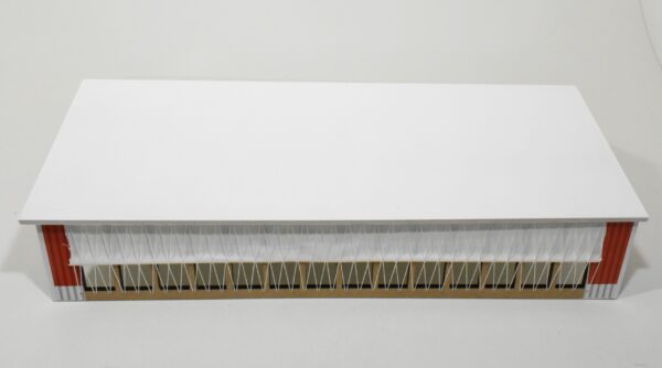 1/64 Freestall Barn Red & White - Dalton's Farm Toys