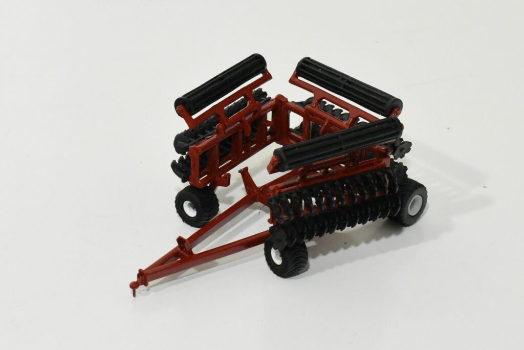 1/64 Scratch Built Red With White Rims High Speed Disk - Dalton's Farm Toys
