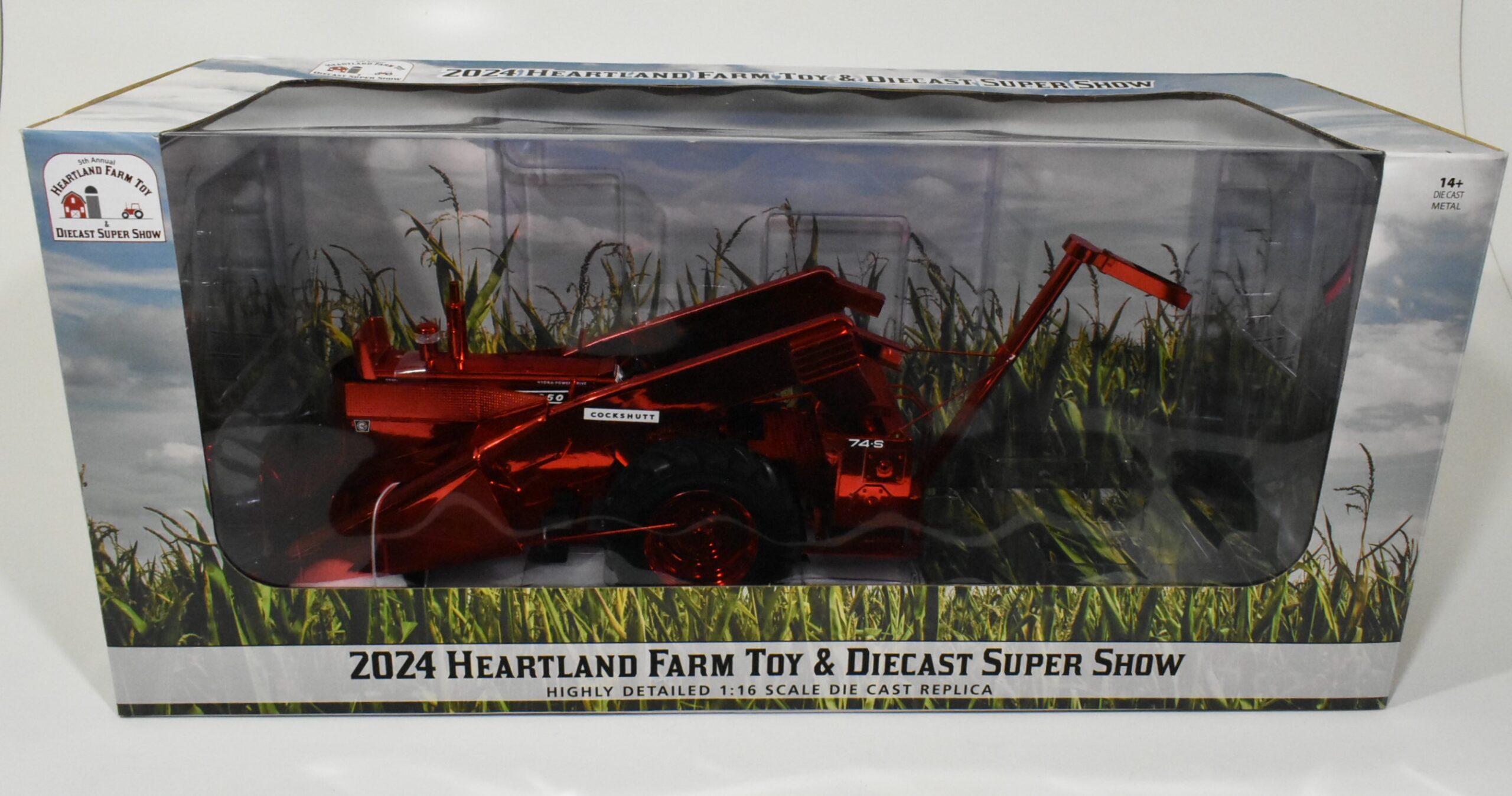 4 Piece Set of 1/16 Oliver & Cockshutt 1650 Tractors With 2 Row Corn ...