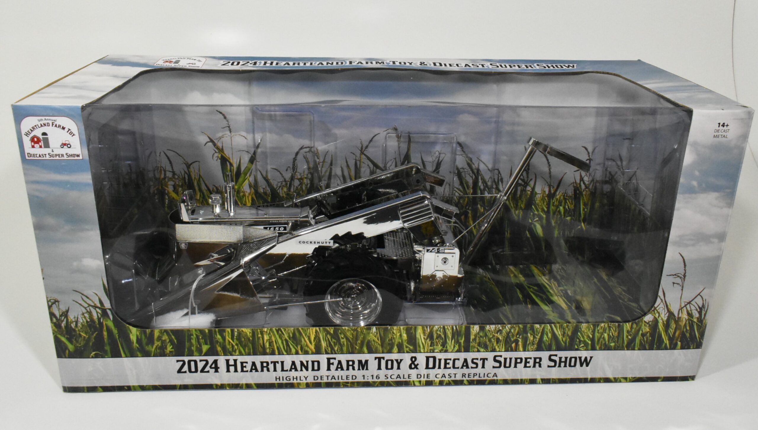 4 Piece Set of 1/16 Oliver & Cockshutt 1650 Tractors With 2 Row Corn ...