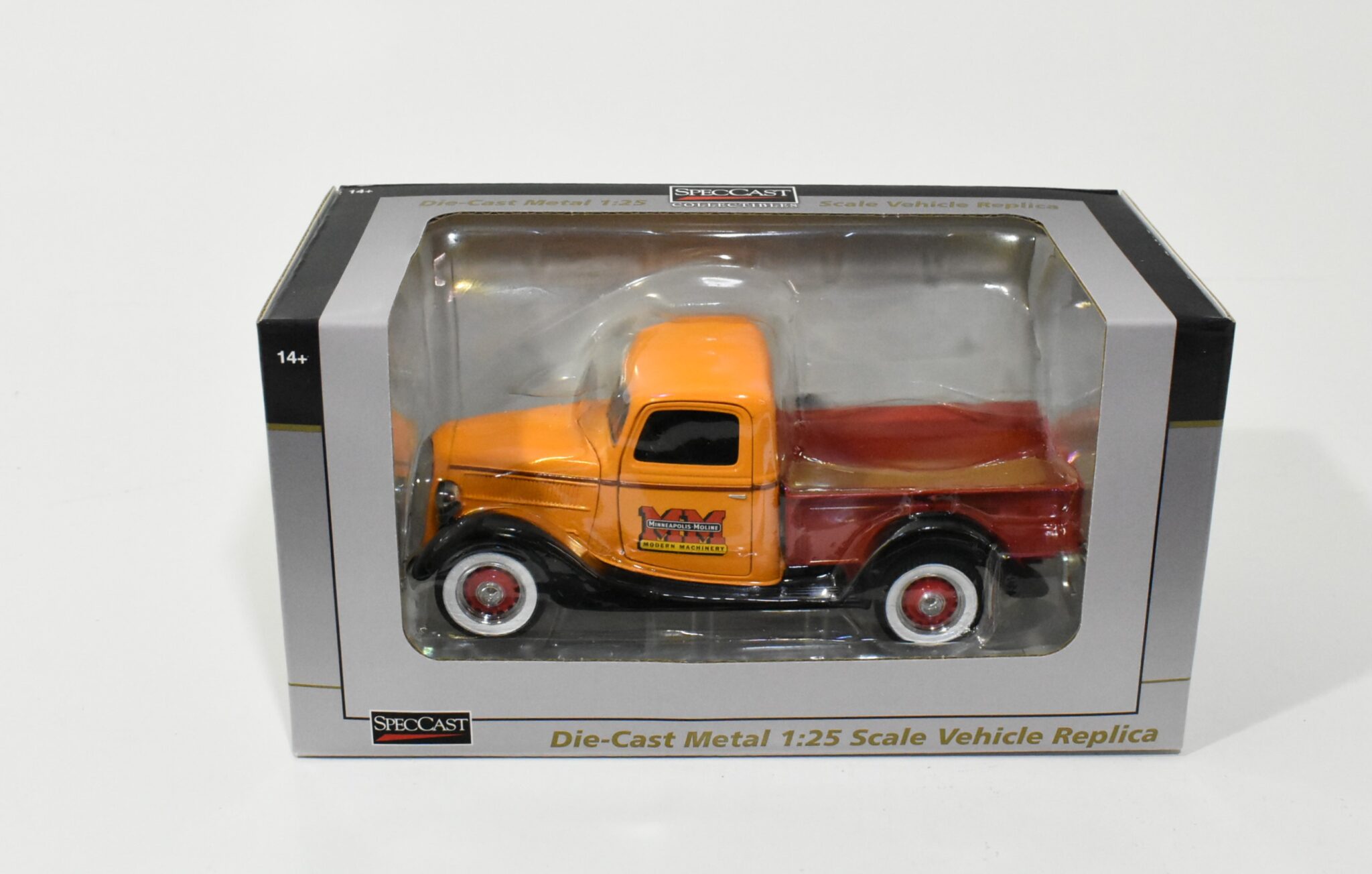 1/25 1937 Ford Minneapolis Moline Dealer Pickup Truck - Dalton's Farm Toys