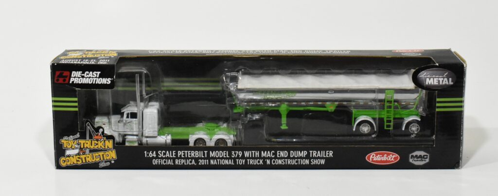1/64 Peterbilt 379 Semi With Mac End Dump Trailer, Eilen & Sons ...