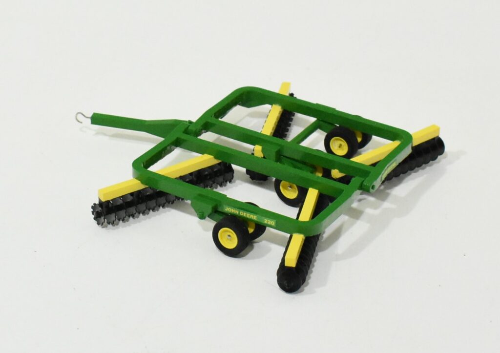 1/64 Scratch Built John Deere 220 Center Fold Wing Disk, Yellow & Green ...