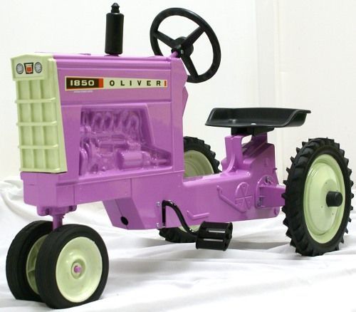 Oliver 1850 Purple Pedal Tractor With Narrow Front - Dalton's Farm Toys