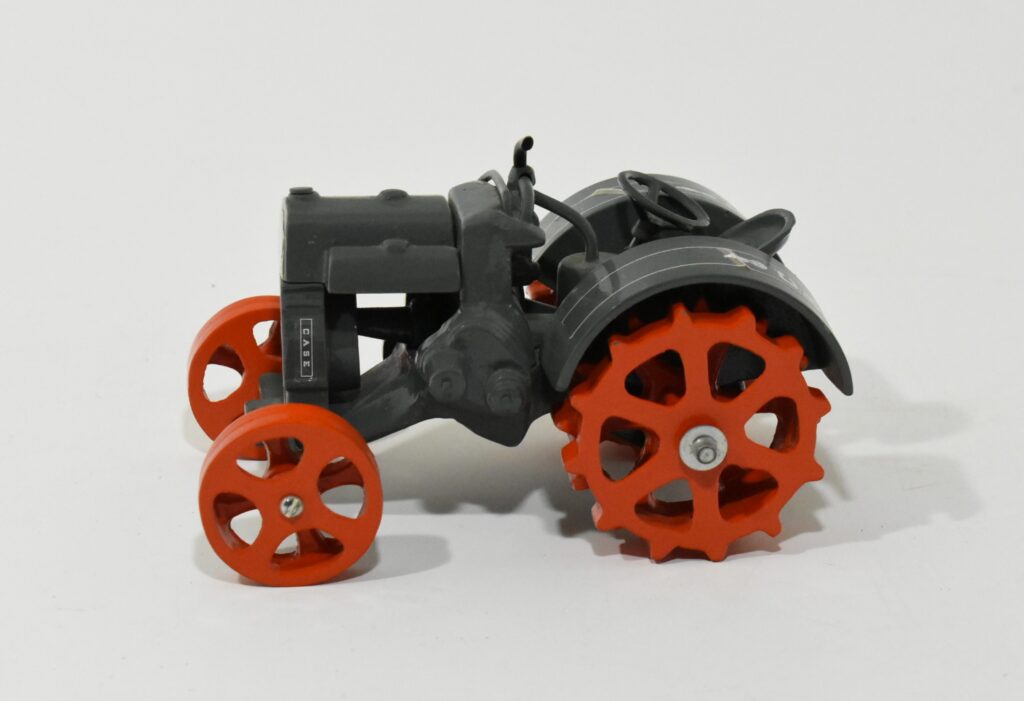 1/16 Case Cross Motor Tractor, Grey With Orange Steel Wheels, 1986 ...