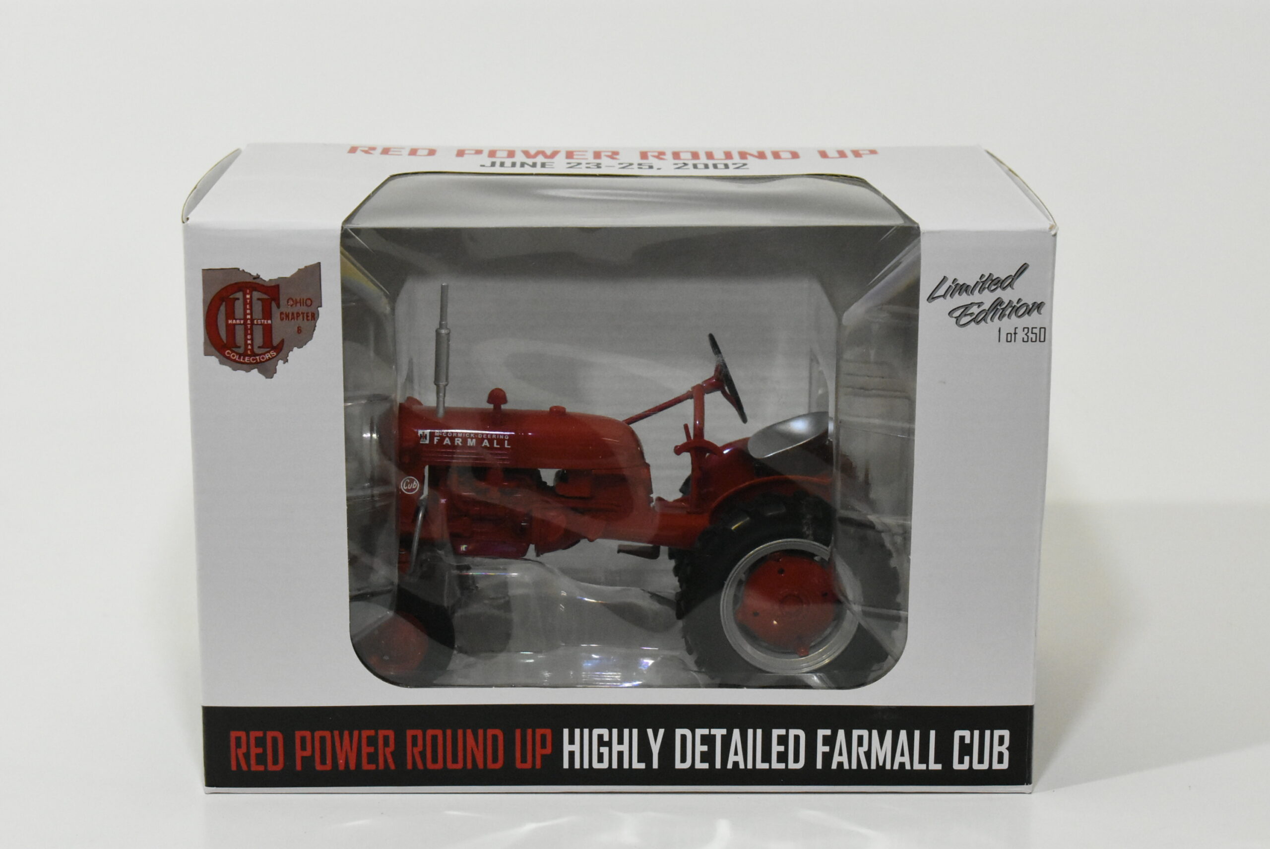 1/16 Farmall Cub Tractor, 2002 Red Power Round Up - Dalton's Farm Toys