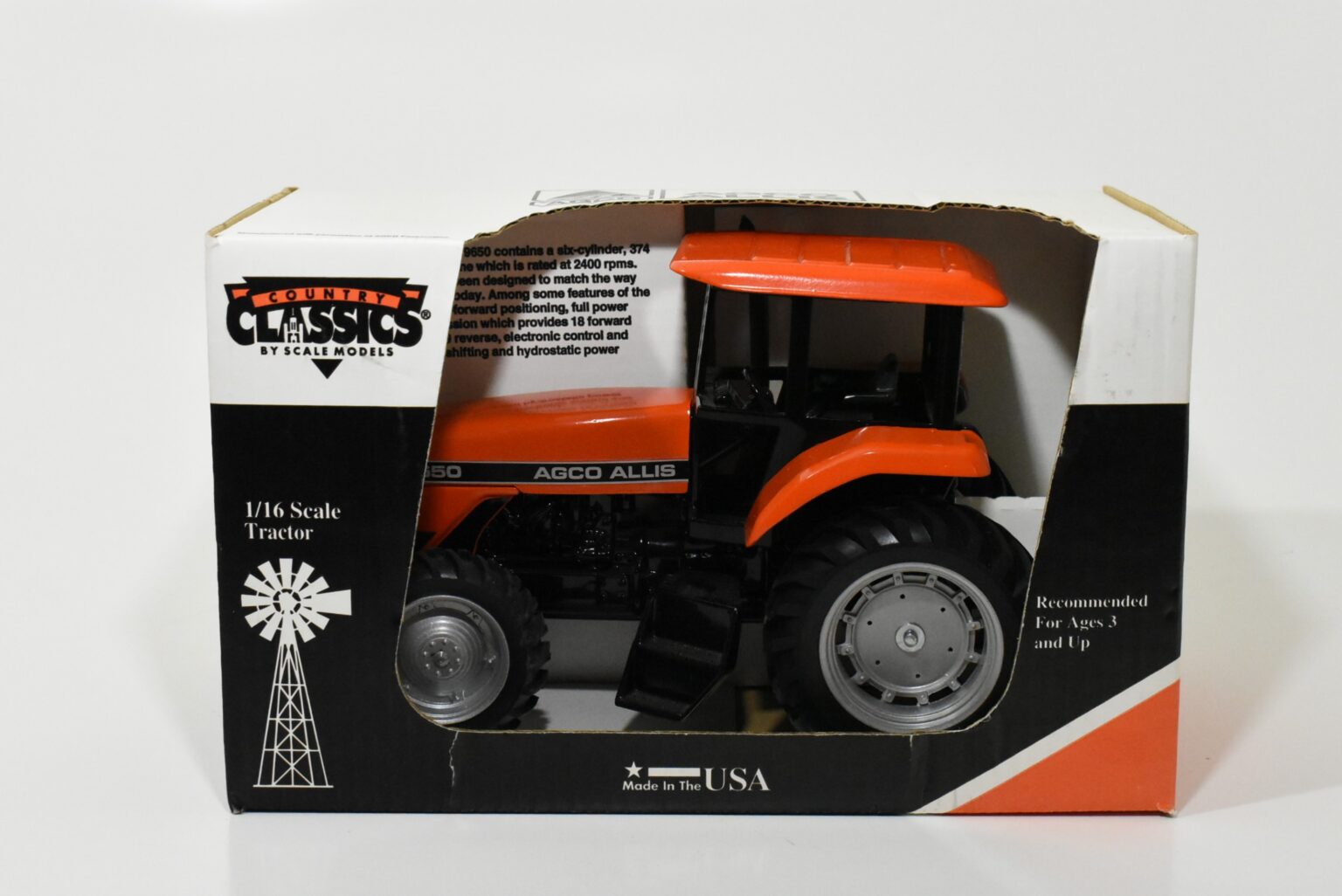 1/16 AGCO Allis 9650 Tractor With Front Wheel Assist - Dalton's Farm Toys